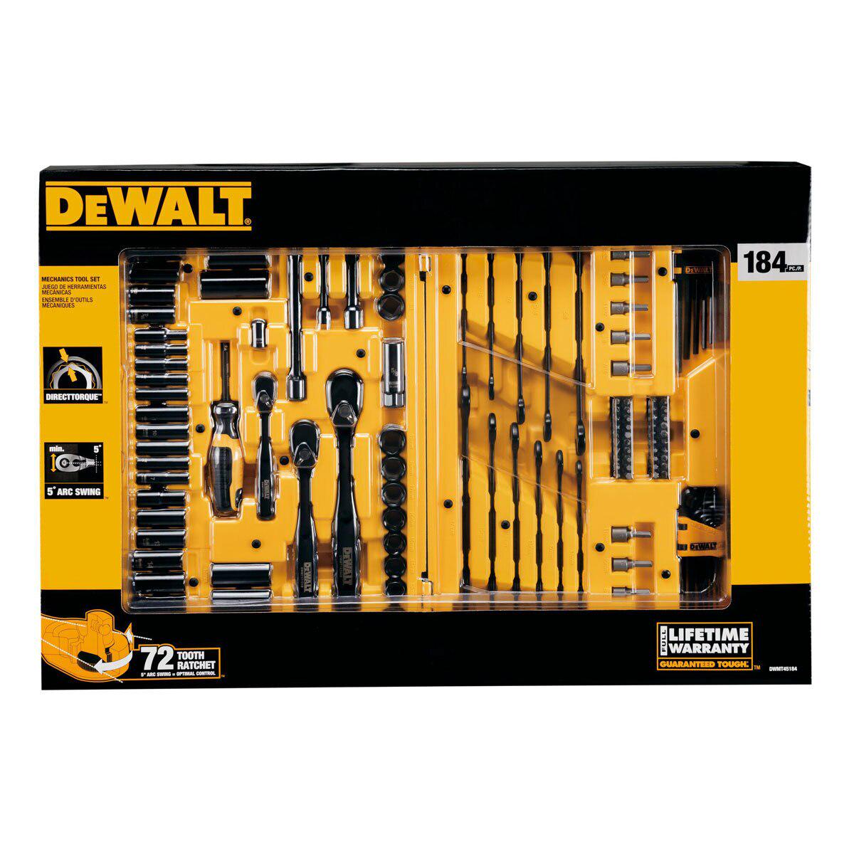 Dewalt mechanics socket set store